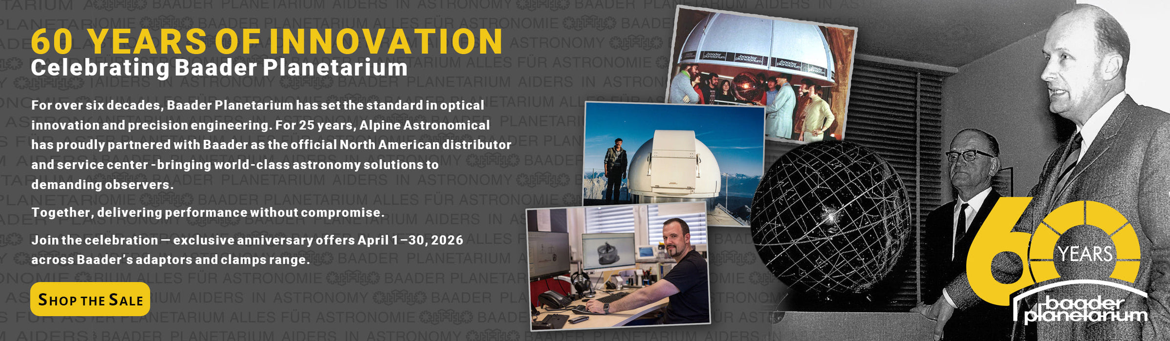 Celebrating 60 Years of Baader Planetarium — Alpine Astronomical LLC